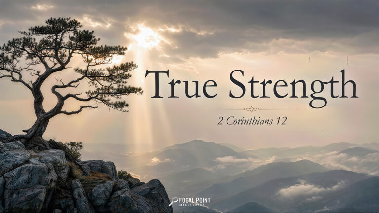 When God Refuses to Remove Your Weakness - Focal Point Ministries